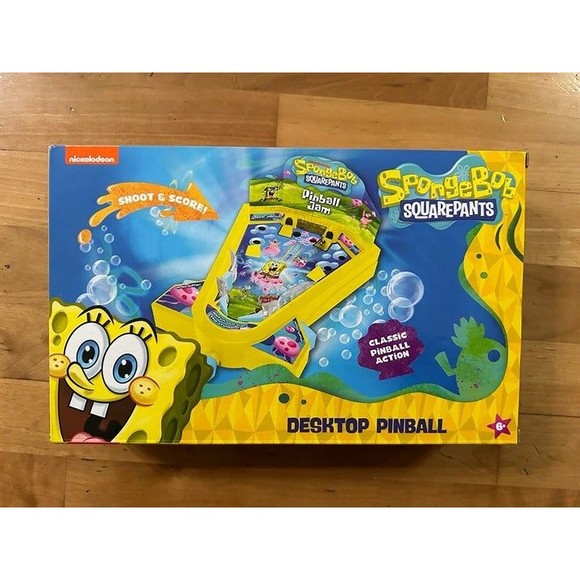 Hasbro | Games | Spongebob Squarepants Desktop Pinball Game | Poshmark